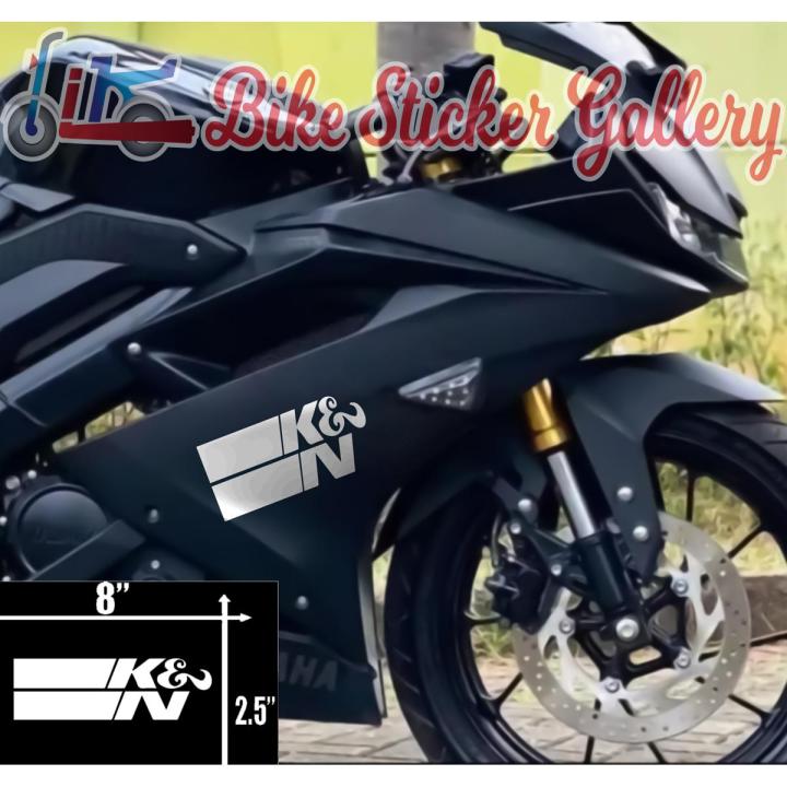 Bike Decal Sticker - K&N Branding ( Waterproof & Premium quality)/ Bike ...