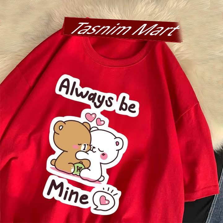 Ladies Drop Shoulder T-Shirt | Daraz.com.bd