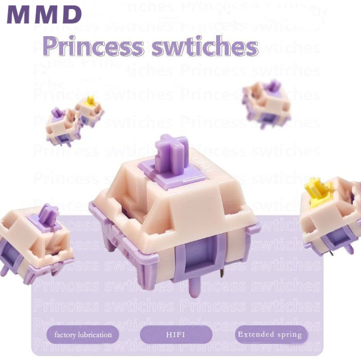 MMD Princess V2 V3 Switches Keyboard Switch Banana Splits Linear ...