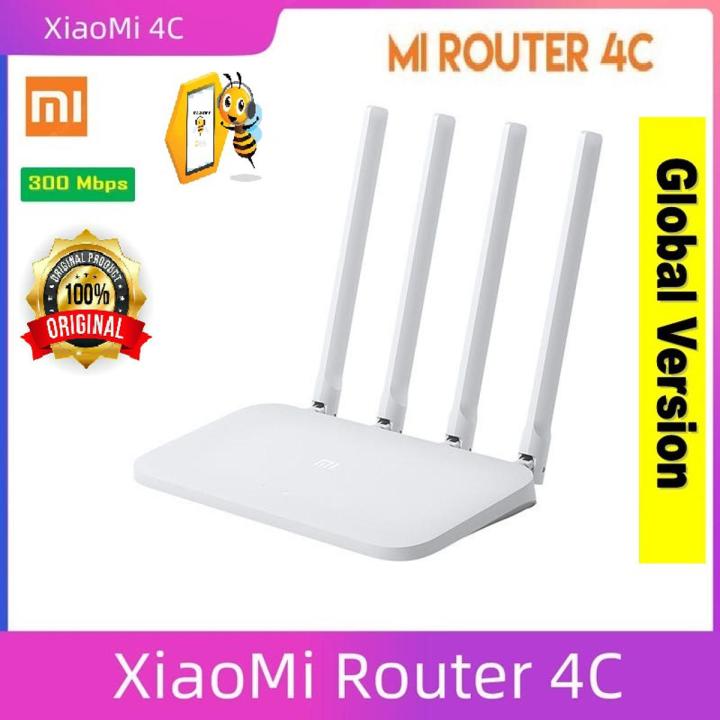 Mi WiFi Router 4C Global Version 300Mbps 4 Antennas Smart APP Control ...