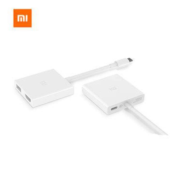 Xiaaomii Type-C to USB HDMI Conversion Adapter - White | Daraz.com.bd
