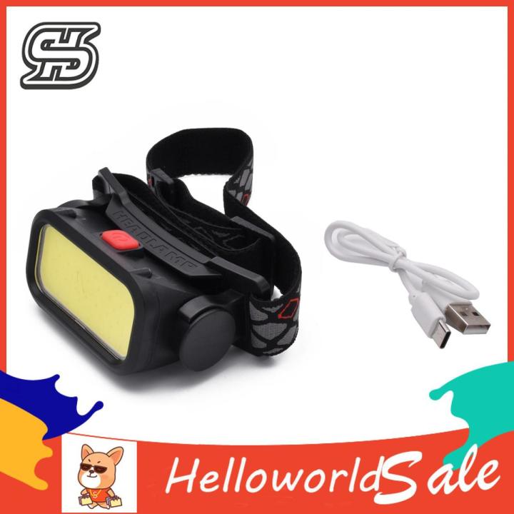 HelloWorld LED Headlamp Waterproof Ultra-Bright Red White Mini Warning ...
