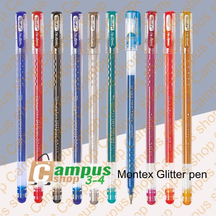 Montex Hi-Speed Glitter Pen (10 Colors) - Mechanical Pencil | Daraz.com.bd