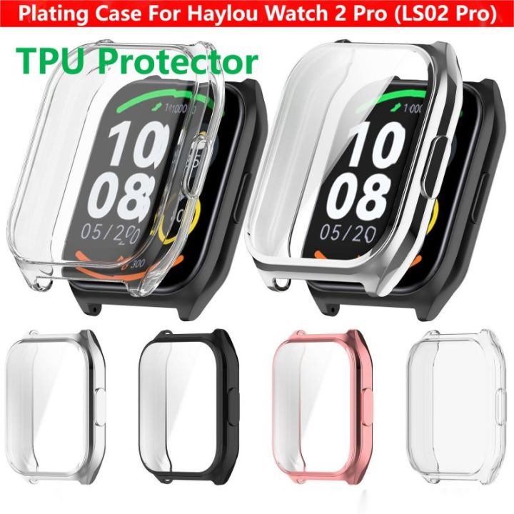 Plating TPU Case For Haylou Watch 2 Pro (LS02 Pro) Smart Watch Strap ...