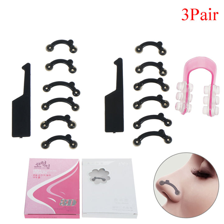 6PCS/Set 3 Sizes In 1 Beauty Nose Up Lifting Bridge Shaping Clip Nose ...