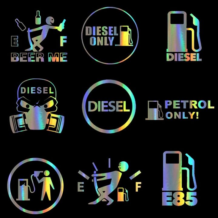 Decals Funny 3D Reflective Laser Stickers on Car Styling Creative Car ...