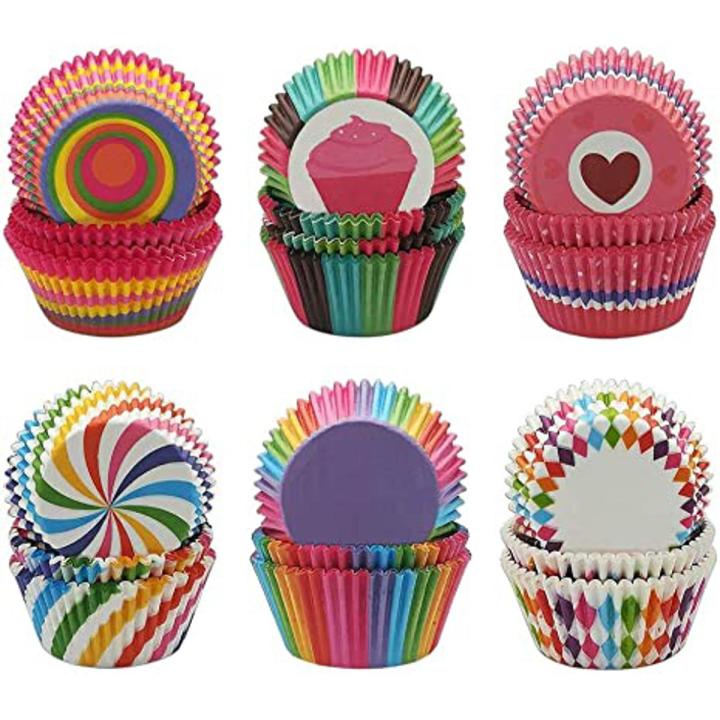 Cupcake Liner Baking Cups Mold Paper Cases Cake Decorating - 250 pcs ...