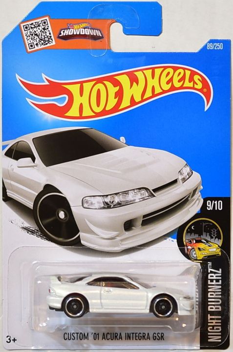 Hot Wheels (Mainline) Custom '01 Acura Integra GSR Pearl, Scale - 1:64 ...