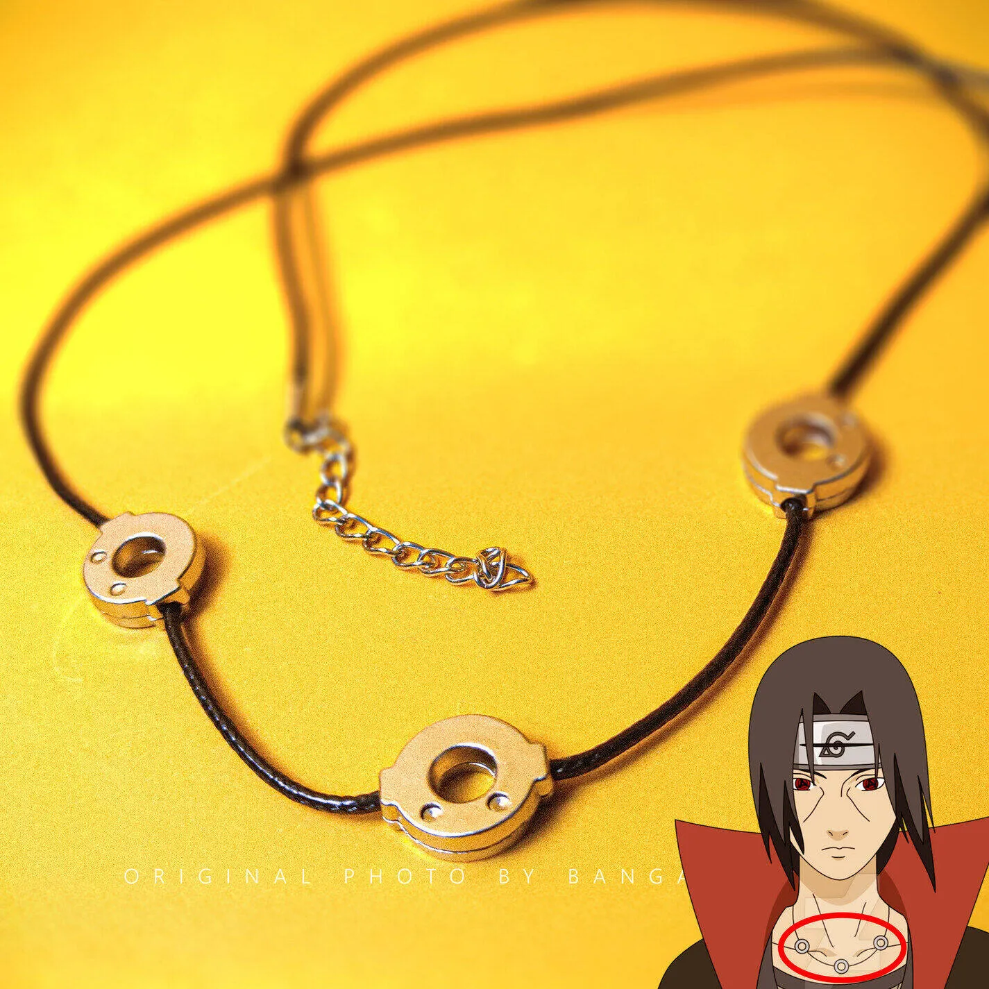 Itachi Necklace Chain Silver - Naruto Itachi Uchiha Cosplay Necklace ...