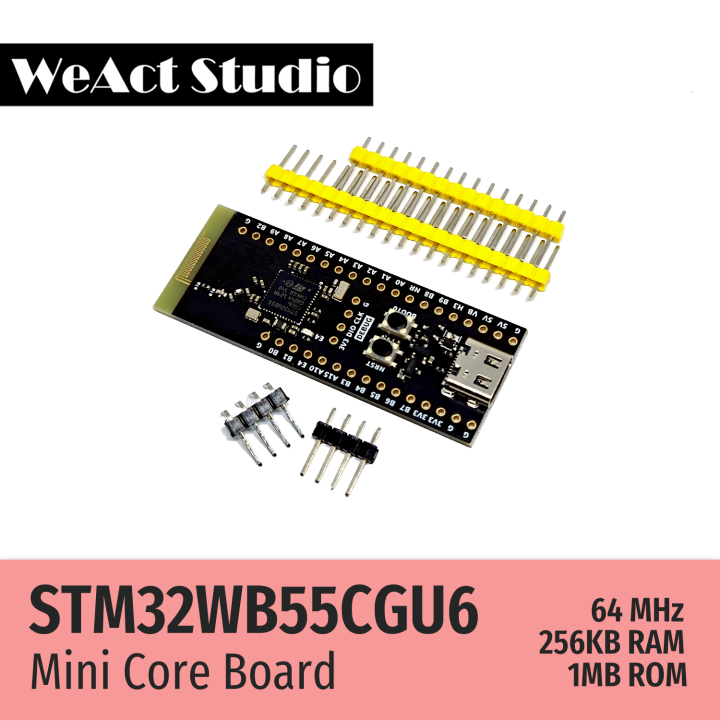 Weact Stm32wb55cgu6 Stm32wb55 Stm32wb Stm32wb55cg Ble 5 4 802 15 4