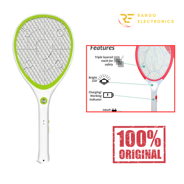 Mosquito Killing Bat High Capacity Electronic Mosquito Rechargeable Bat ...