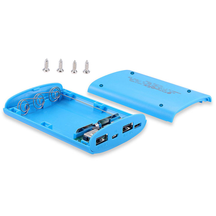 3.7V 3 Slots 18650 Battery Box Case DIY Power Bank Charger Shell ...