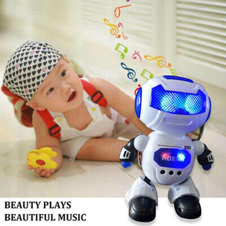 Mini Robot Fun Robot Dancing Robot Toy Led Light Music Dance Robot ...