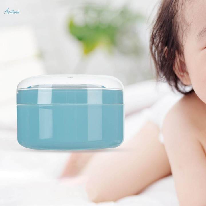 Reusable Baby Powder Box with Powder Puff and Sifter Dispensor for ...