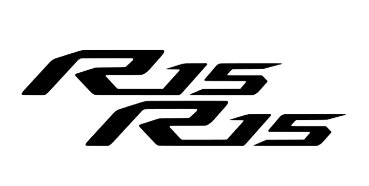 R15 logo Sticker for bike | Daraz.com.bd