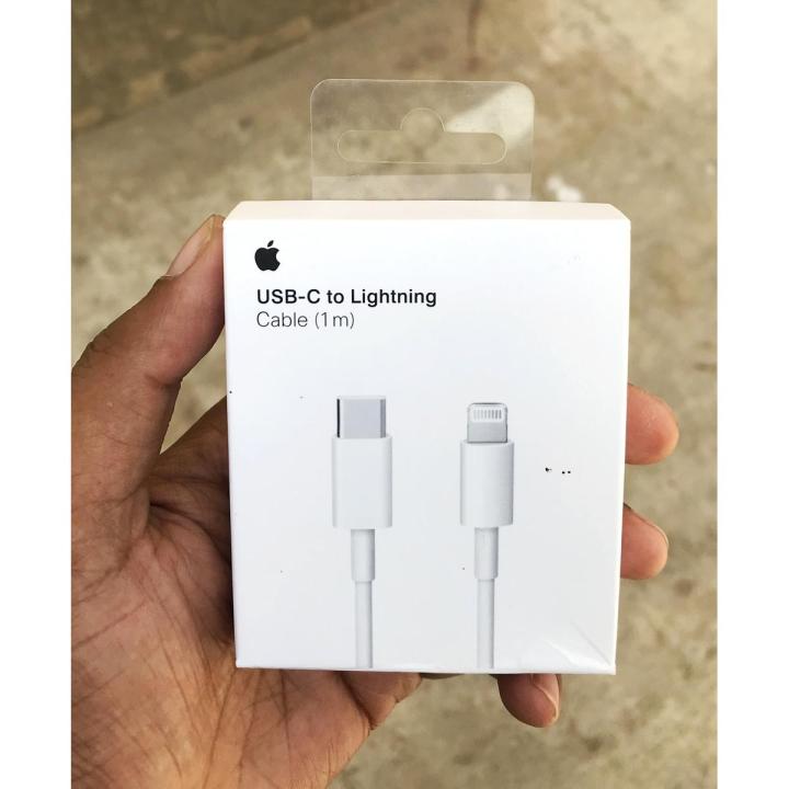 Apple_iphone Type-C to Lightning Cable 1M - White | Daraz.com.bd