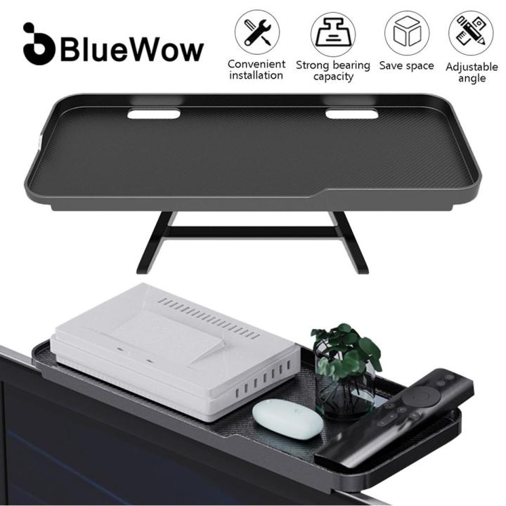 BlueWow Adjustable TV Screen Top Shelf Rack Holder Computer Monitor ...