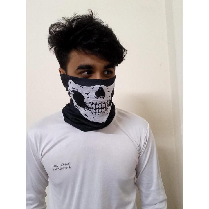 Bandana/ 9 In 1 Magical Scarf For Biker. Handkerchief Skull Ghost Face ...