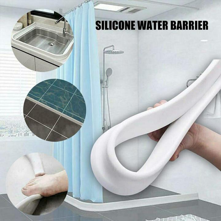 Flexible Bathroom Water Stopper Flood Barrier Rubber Dam Silicon Water ...