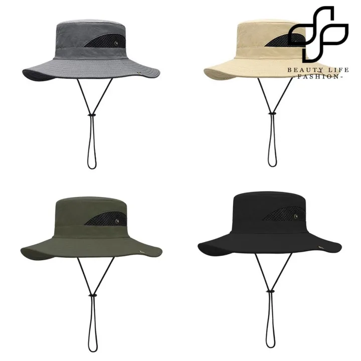 BEA™ Waterproof Men Hat Big Hat 360 Shading Multifunctional Breathable ...