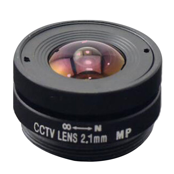 1 PCS 2.1mm Wide Angle Mount Fixed CCTV Lens 2.1 mm F1.8 Megapixel ...