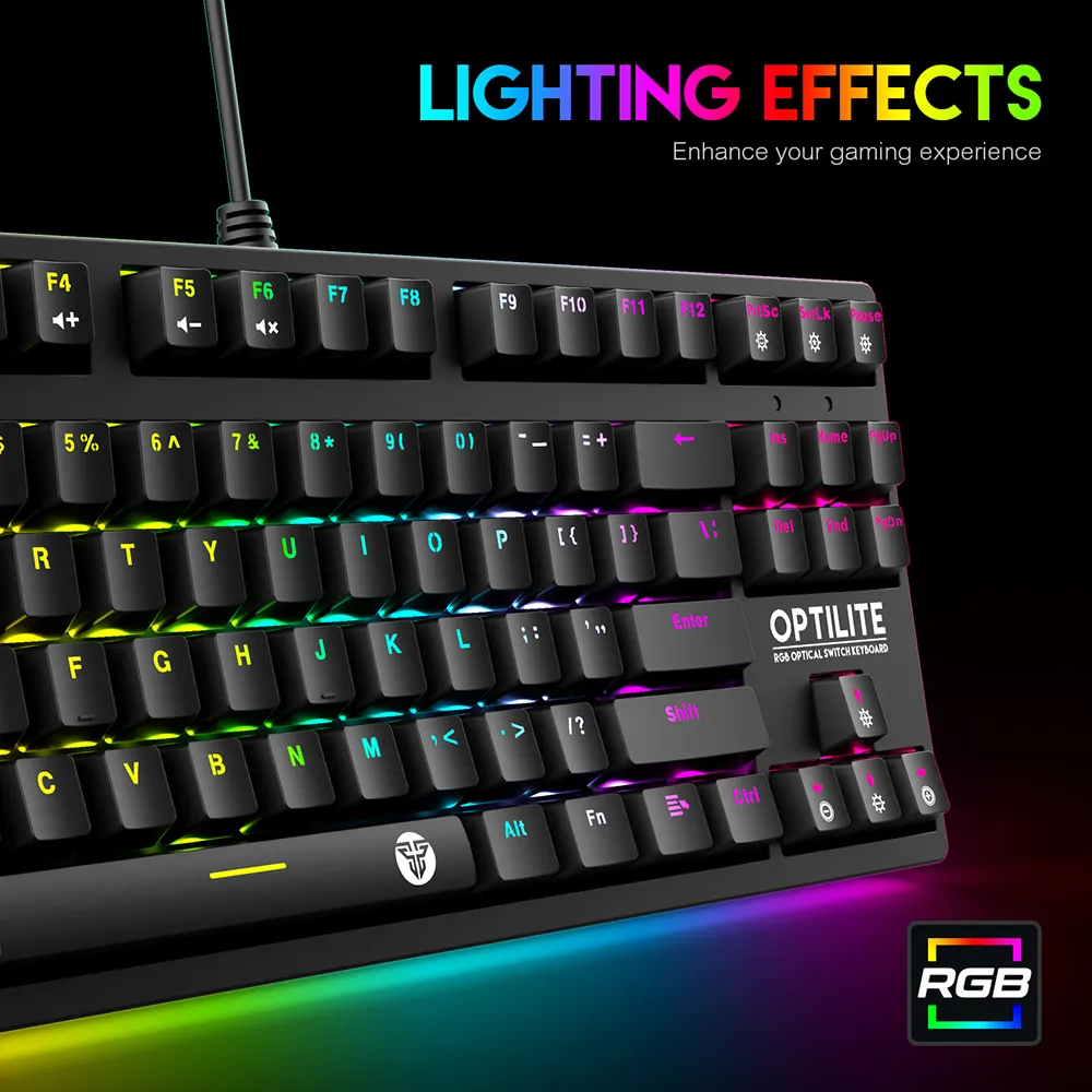FANTECH MK872 RGB OPTILITE GAMING KEYBOARD | Daraz.com.bd