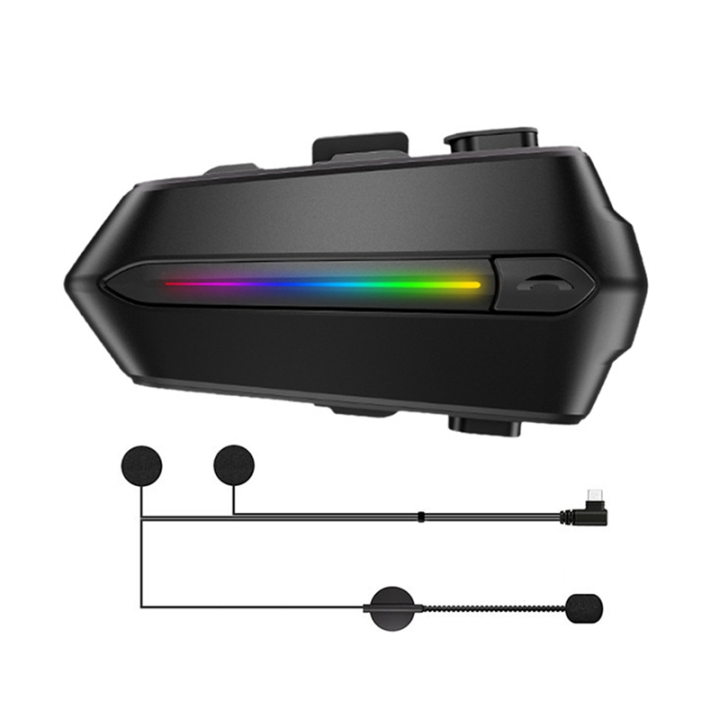 Motorcycle Helmet Bluetooth Headphone 5.3 Noise Reduction Waterproof ...