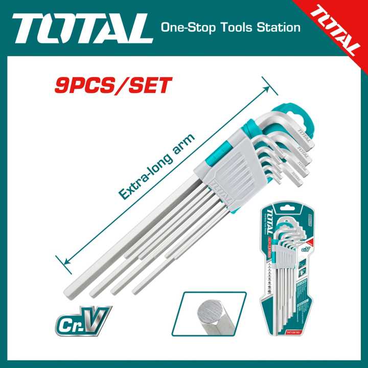 TOTAL THT106192 Hex key 1-10mm | Daraz.com.bd