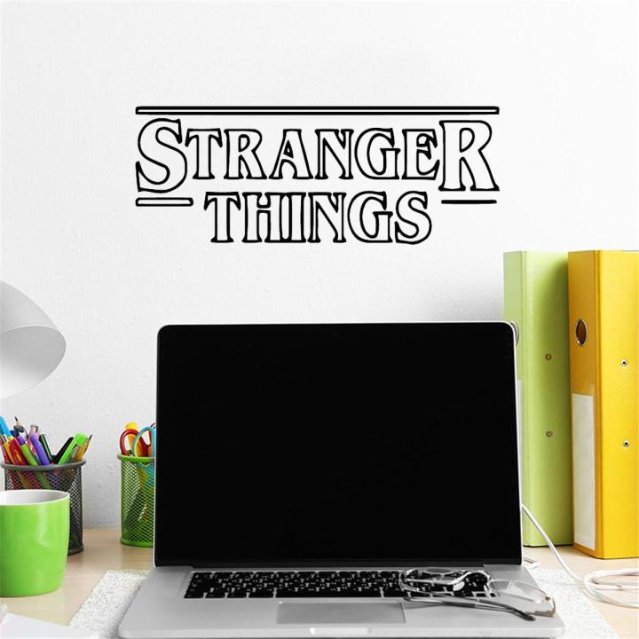 Colorful Stranger Things Vinyl Wall Stickers Wallpaper For Kids Room ...
