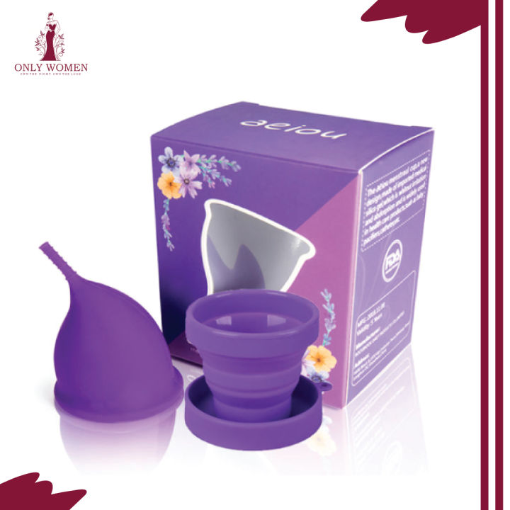 AEIOU Hypoallergenic Certified Medical Grade Reusable Menstrual Cup and ...
