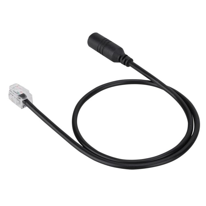 3.5mm Smart Phone Headset Interface to RJ9/RJ10 Headset Office Phone ...