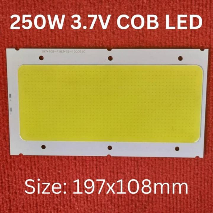 250W-WHITE DC 3.7V 197x108mm F183x78mm COB SMD LED Light Chip 1000B1C ...