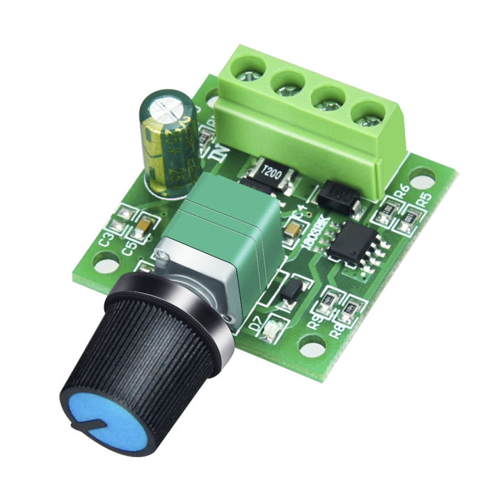 Mini DC Motor PWM Speed Controller Module Speed Control Switch LED Dimmer | Daraz.com.bd