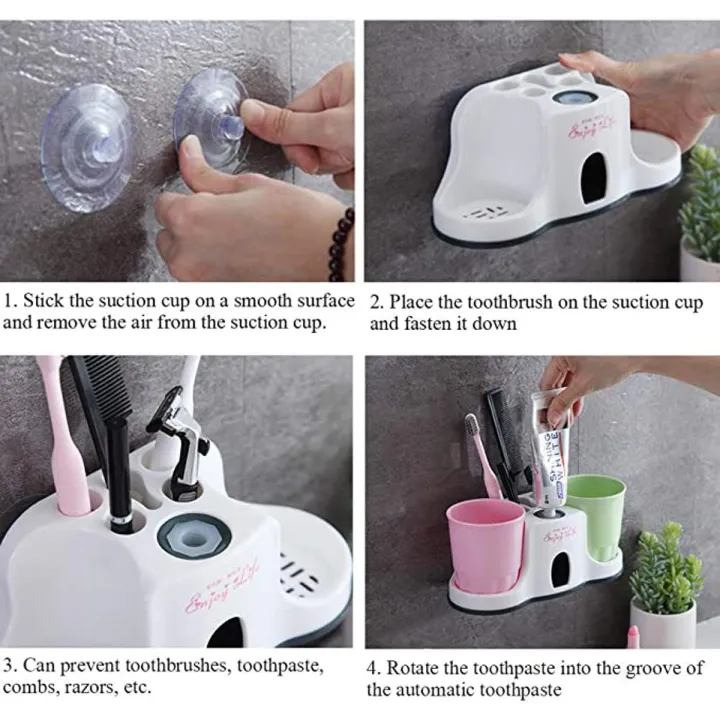 Wall Suction Toothpaste Toothpaste Automatic Toothpaste | Daraz.com.bd