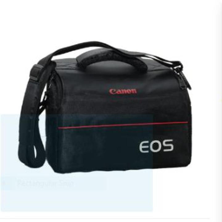 Canon Dslr Camera Bag Model Sl-20 Black And Red - Dslr Camera | Daraz ...