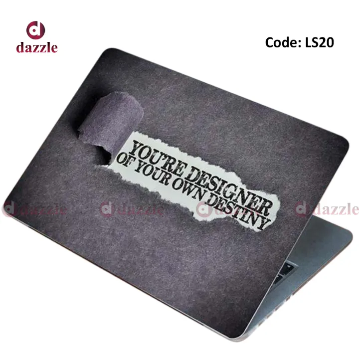 Decorative Laptop Sticker Scratch & Water Proof laptop Skin (11x16.5 ...