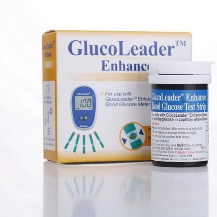 Glucolider Blue Blood Glucose Test Strips - Pack of 25 Strips (Only 1 ...