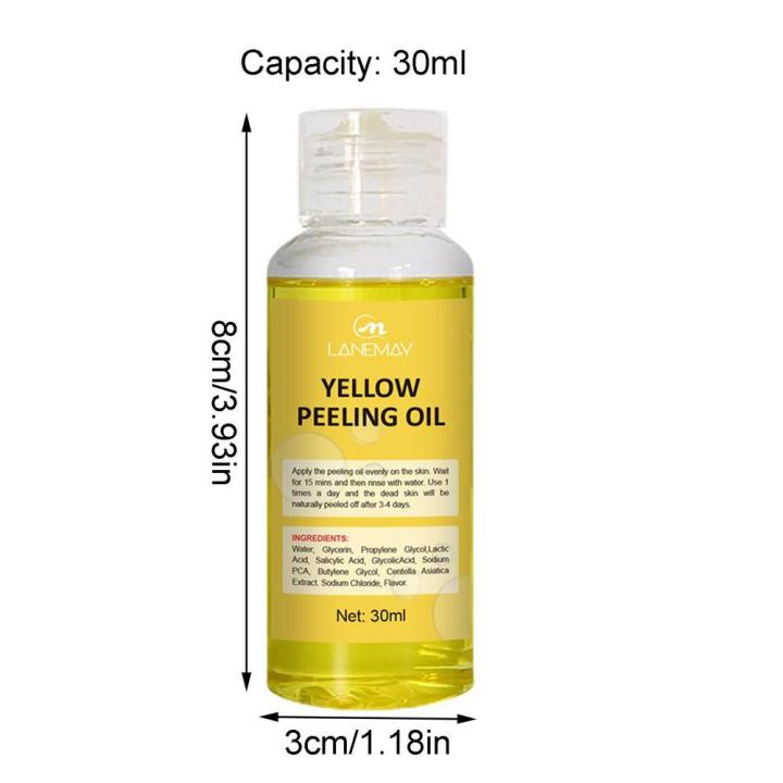 Swanwany 1pcs Yellow Peeling Oil Dark Skin Bleaching Remove Arm Knee ...
