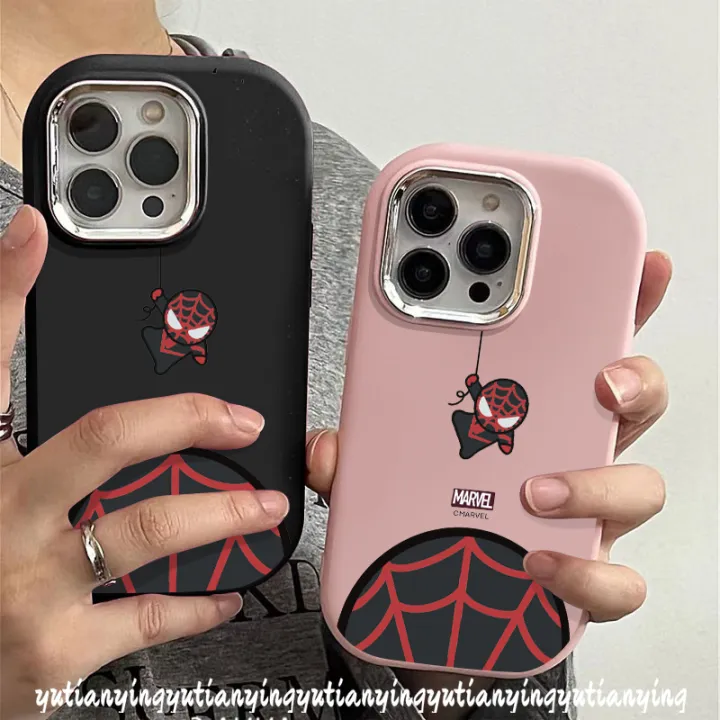 Fashion Creative Art Graffiti Cartoon Cool Spider Man Case Compatible ...