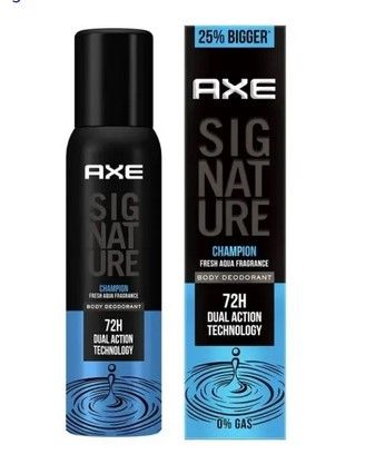 Indian product Body spray AXE Signature Champion perfume spray used for ...