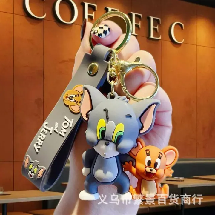 Cute Cartoon Keychain – Soft PVC Character Bag & Key Holder | Daraz.com.bd