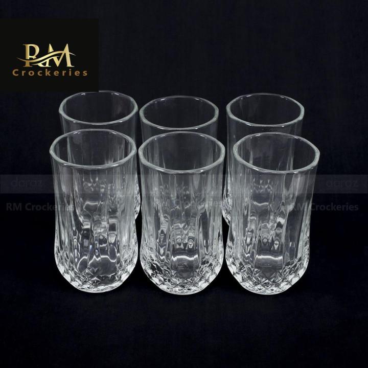 Nasir & Co Nice Drinking Glass Set 6 Pis | Daraz.com.bd