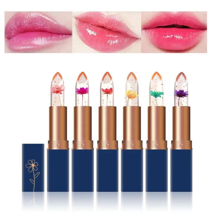 Lip Liners Pack Dark Blue Tube Transparent Dried Flower Lipstick Gold ...