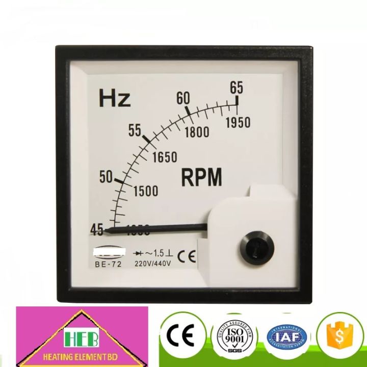 ANALOG PANEL FREQUENCY METER HERTZ INDICATOR | Daraz.com.bd
