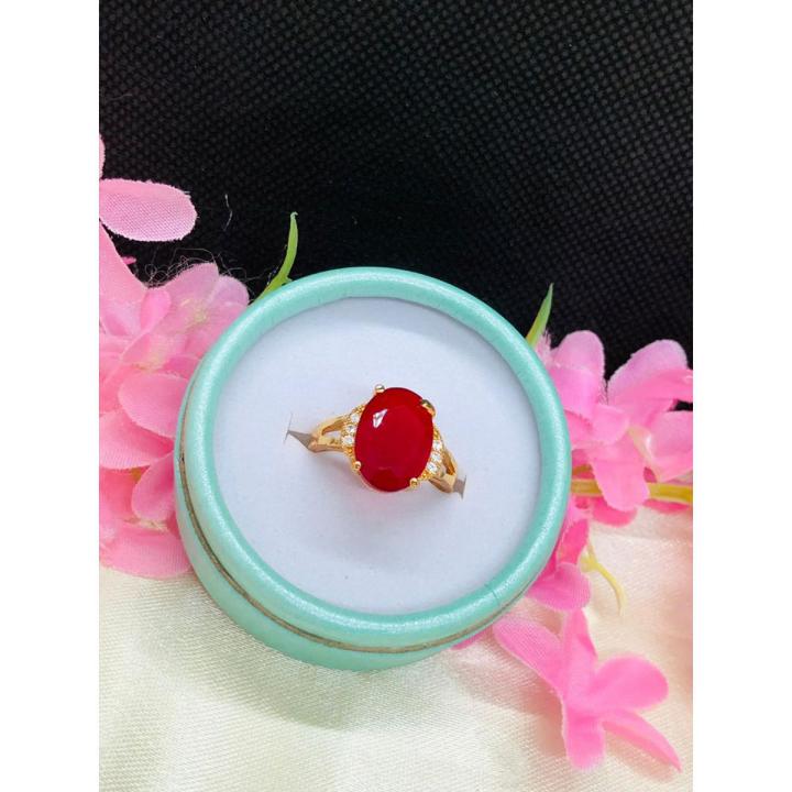 Colour stone finger ring for women (1pcs) | Daraz.com.bd