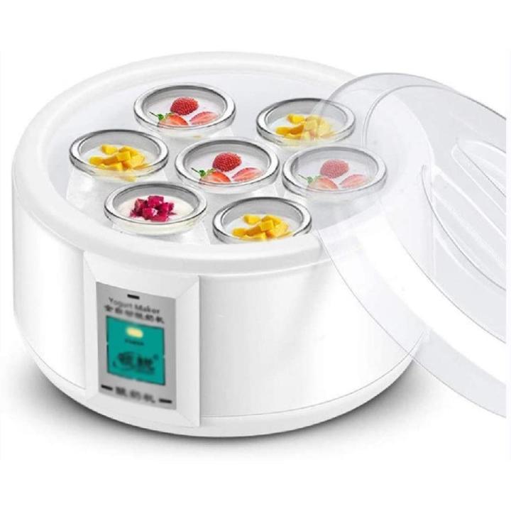 Automatic Yogurt (Doi) Maker Green and Pink - 1.5L | Daraz.com.bd