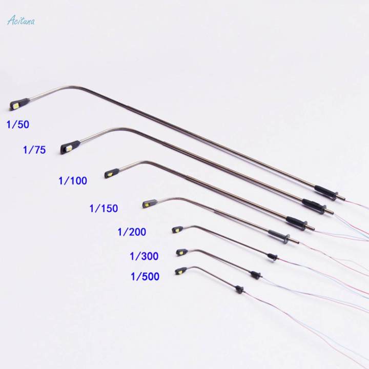 10Pcs Model Railway Lamp Post 20MA Current Lamppost Models Sand Table ...