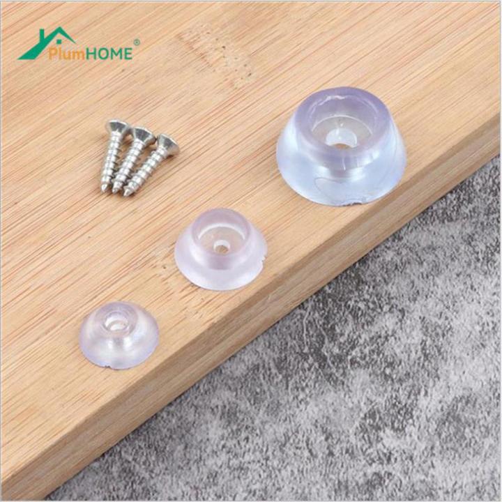 10pcs Floor Furniture Legs Protector Pad Rubber Non-slip Furniture ...