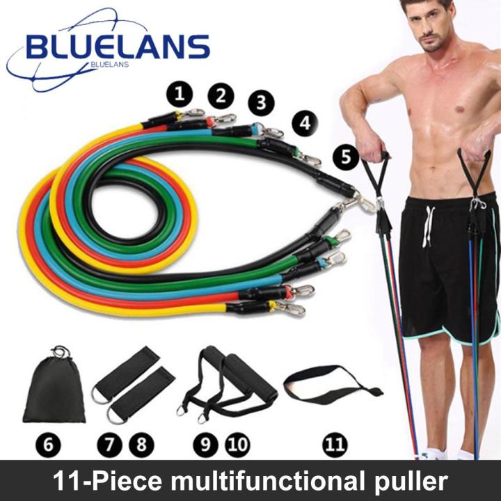 Multifunctional Resistance Bands Set for Home Gym Workout Strengthen ...