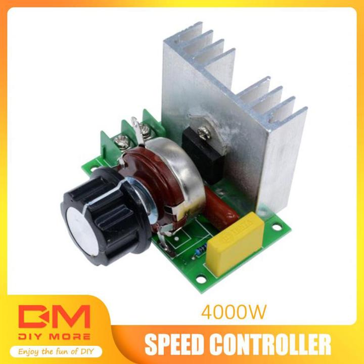 4000w Ac 220v Scr Voltage Regulator Speed Controller Dimmer Thermostat Module Bd